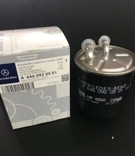 GENUINE MERCEDES BENZ OM646 Diesel Fuel Filter A6460920501 £18.99 ...