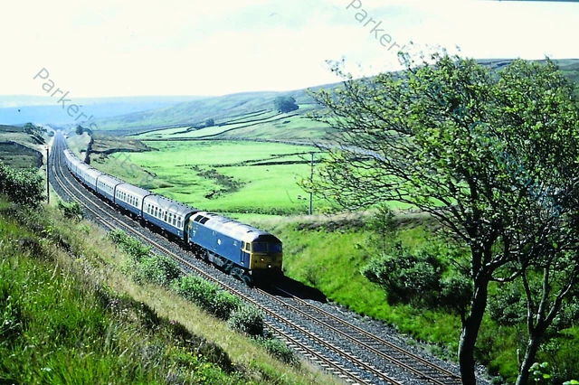 ORIGINAL 35MM RAILWAY Slide Diesel Electric Locomotive class 47 (41D) £ ...
