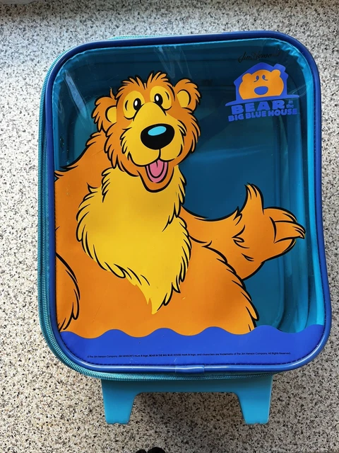 RARE BEAR IN The Big Blue House - Kids Suitcase Luggage Disney Jim ...