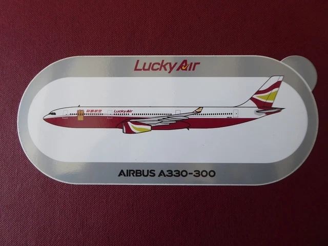 AUTOCOLLANT STICKER AUFKLEBER Airbus A330-300 Lucky Air Airline EUR 5 ...