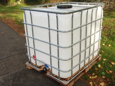 IBC TANK,1,000 LT Water, Animal, Bowser, Rain Water Harvest, Diesel ...