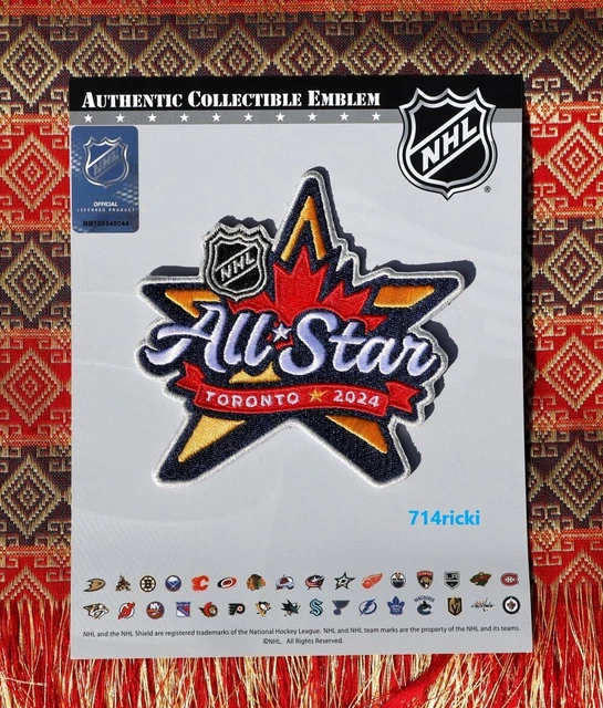 2024 NHL ALL Star Game Patch Collector Toronto Maple Leafs Official $17 ...