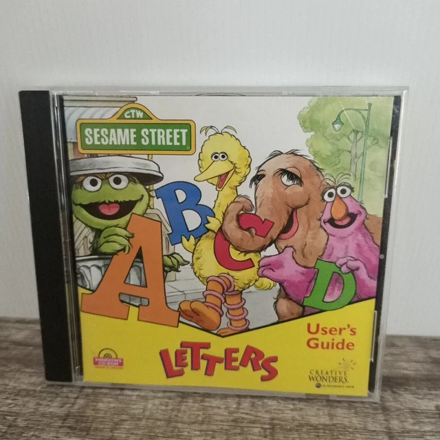 SESAME STREET LETTERS CD-Rom Educational 1995 $18.00 - PicClick AU