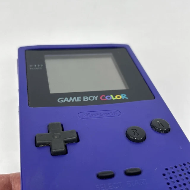 NINTENDO GAME BOY Color GBC Handheld Console CGB-001 Grape Purple ...