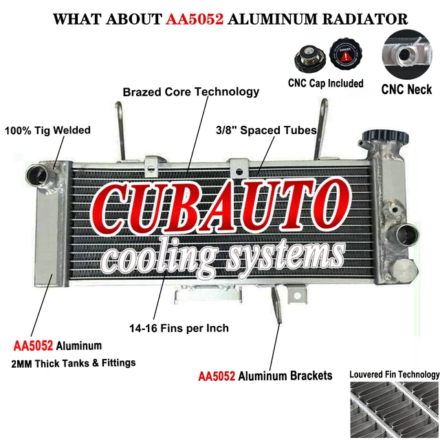 AA5052 ALUMINUM RADIATOR For SUZUKI SV650N SV650 SV 650 2003-2007 04 ...