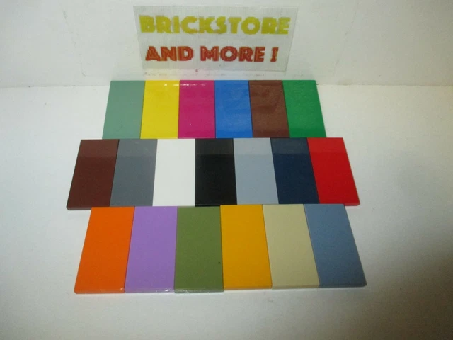 LEGO - TILE plate Plaque Lisse 2x4 87079 - Choose Color & Quantity x2 ...