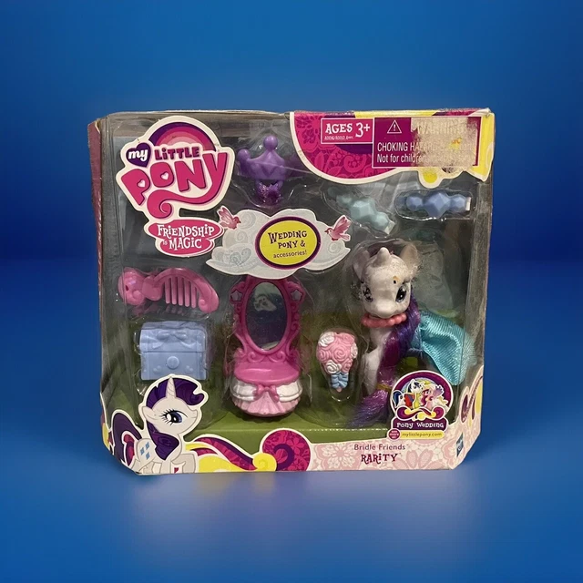 NEW RARE BRIDLE Friends Rarity My Little Pony, 2011 Pony Wedding Hasbro ...