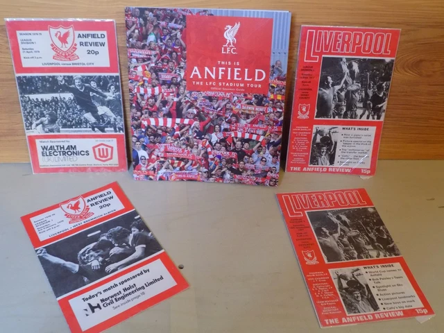 VINTAGE LIVERPOOL / Anfield Football Programmes 1970's & Anfield ...