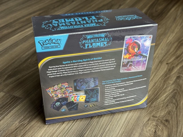 POKÉMON MEGA EVOLUTION Phantasmal Flames Elite Trainer Box ETB Factory ...