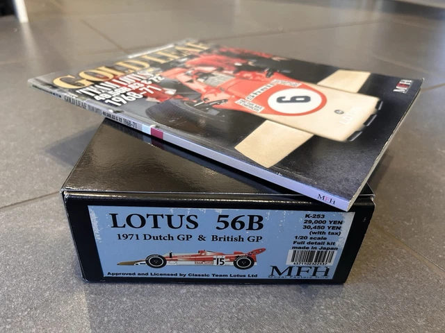 MODEL FACTORY HIRO 1/20 Lotus 56B Kit + Joe Honda Racing Pictorial Vol ...