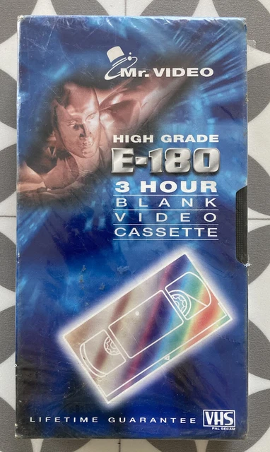 MR VIDEO HIGH Grade E-180 Blank VHS Tape. New And Sealed £5.50 ...