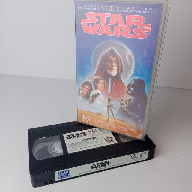 STAR WARS A New Hope VHS Retro Collectible 1995 THX Mastered VHS ...