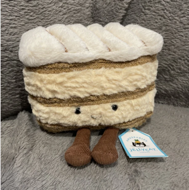 JELLYCAT AMUSEABLES MILLE Mille-Feuille - Brand New with Tags and Dust ...