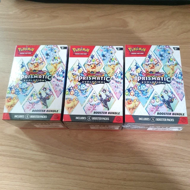 POKÉMON TCG SCARLET & Violet Prismatic Evolutions Booster Bundle | IN ...