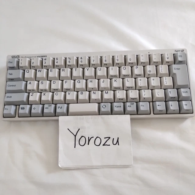 PFU HHKB PROFESSIONAL HYBRID Type-S Japanese Keyboard Layout White PD ...