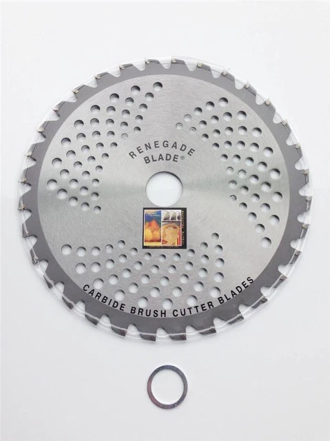 2PK-8&-32T &RENEGADE BLADE®& CARBIDE brush cutter Trimmer BLADES, 203mm ...