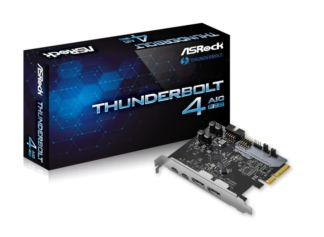 ASROCK THUNDERBOLT 4 AIC R2.0 Expansion Board Intel 500 Series ...