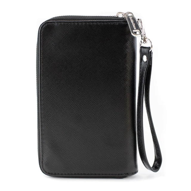 PU ZIP AROUND Wallet Rectangle 100 Dollar Bill X-Ray Black/White EUR 35 ...