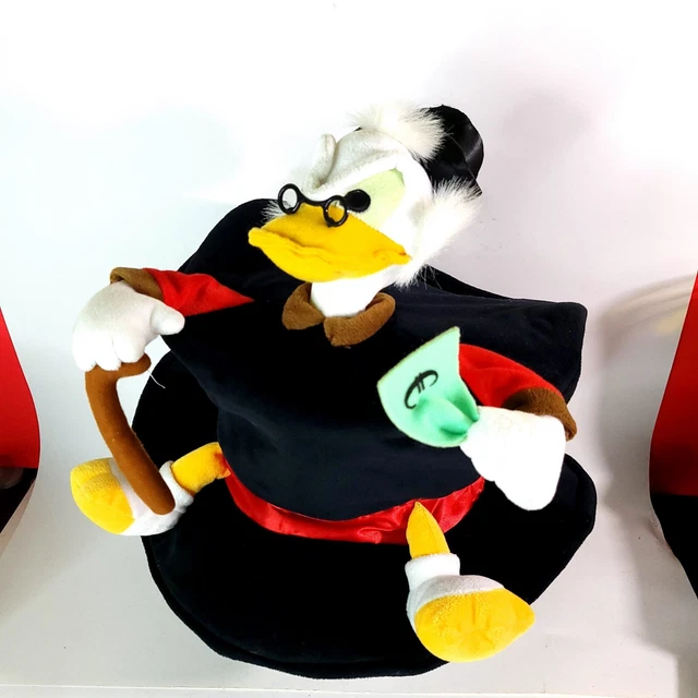 DISNEY SCROOGE MCDUCK Novelty Top Hat Disneyland Paris Plush Ducktales ...