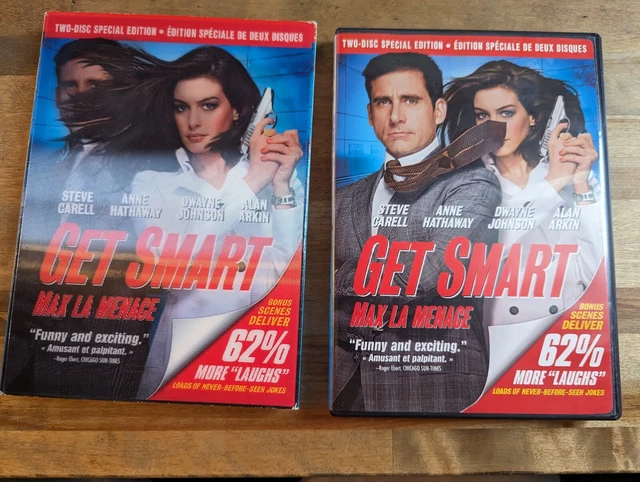 GET SMART (DVD, 2008, Canadian) 2 Disc Special Edition with Holographic ...