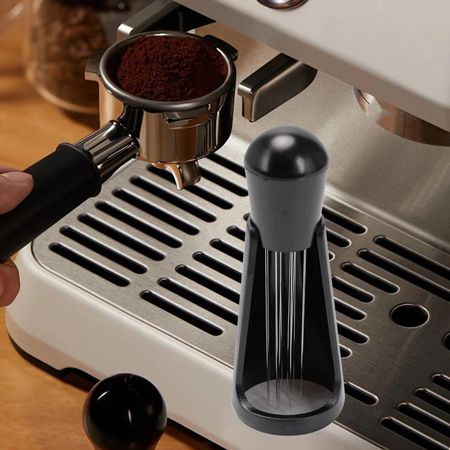 DISTRIBUTEUR DE DOSEUR de café, outil d'agitation du café moulu pour la ...