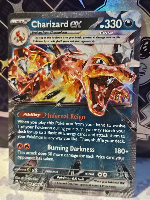 CHARIZARD EX - 054/091 - Double Rare - Paldean Fates - Pokémon TCG EUR ...