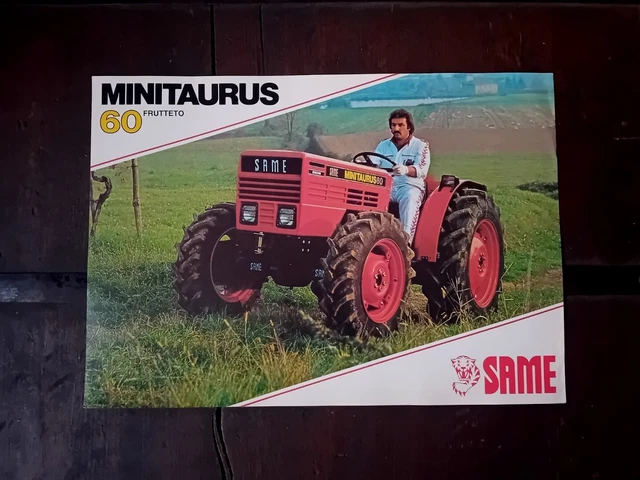 BROCHURE TRATTORE SAME MINITAURUS 60 VIGNETO 1982 EUR 28,50 - PicClick IT