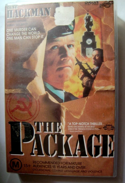 THE PACKAGE PAL VHS Video Gene Hackman Tommy Lee Jones Political Action ...