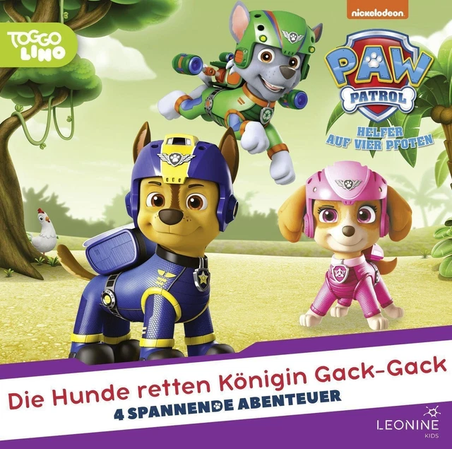 PAW PATROL CD 42 - DIE HUNDE RETTEN KÖNIGIN GACK GACK - CD NEU OVP EUR ...