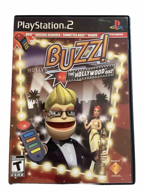 BUZZ THE HOLLYWOOD Quiz (Sony PlayStation 2, 2008) PS2 $6.99 - PicClick CA