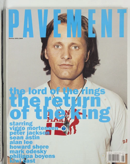 VIGGO MORTENSEN SEAN ASTIN ALAN LEE PETER JACKSON HOWARD SHORE Pavement ...