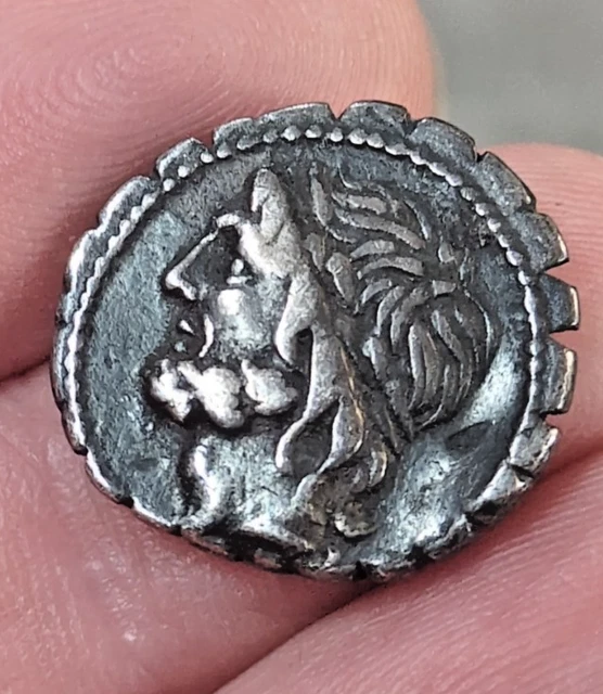 ANTIQUE DENARIUS SILVER Antonius Balbus Roman Republic Coin £4.99 ...