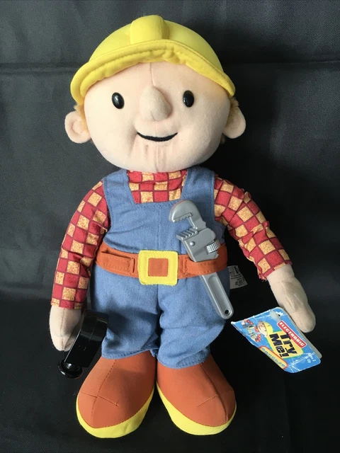 VINTAGE (2001) TALKING BOB THE BUILDER PLUSH TOY - Approx 14” £19.99 ...