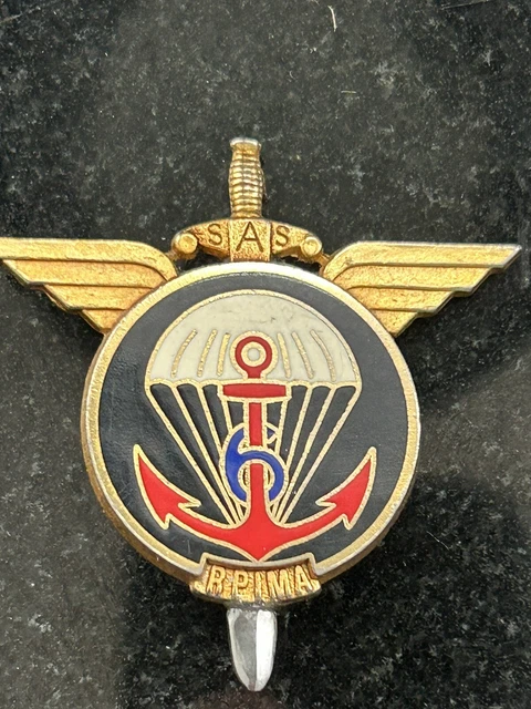 FRENCH 6TH MARINE Infantry Parachute Regiment Badge SAS £2.99 - PicClick UK