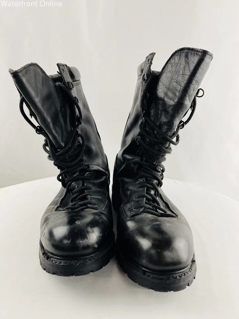 MATTERHORN 1949 GORE-TEX Black Leather Combat Boots Men's 12 Vintage £ ...