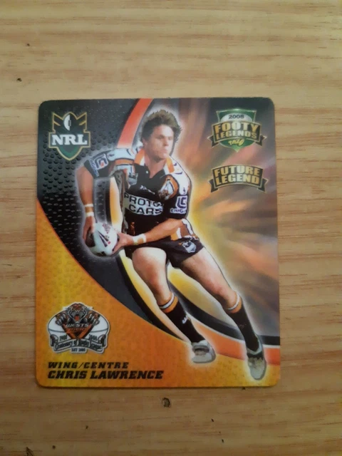 🔥2008 FOOTY LEGENDS Tazo Series *Chris Lawrence*🔥 $1.00 - PicClick AU