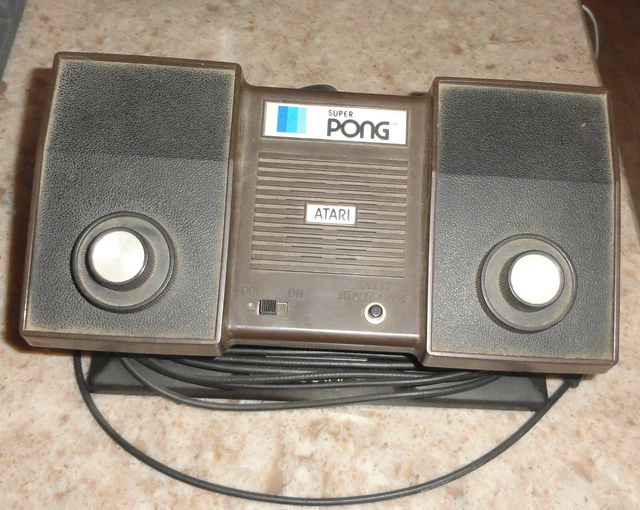 VINTAGE ATARI SUPER Pong Game System Console C-140 Untested-As Is EUR ... VINTAGE ATARI SUPER Pong Game System Console C-140 Untested-As Is EUR ...