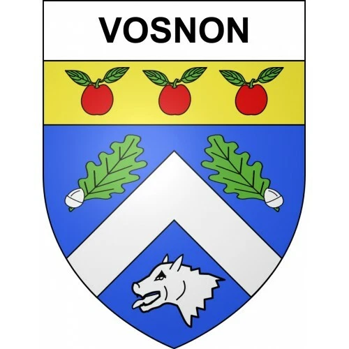 VOSNON 10 VILLE sticker blason écusson autocollant adhésif EUR 6,99 - PicClick FR