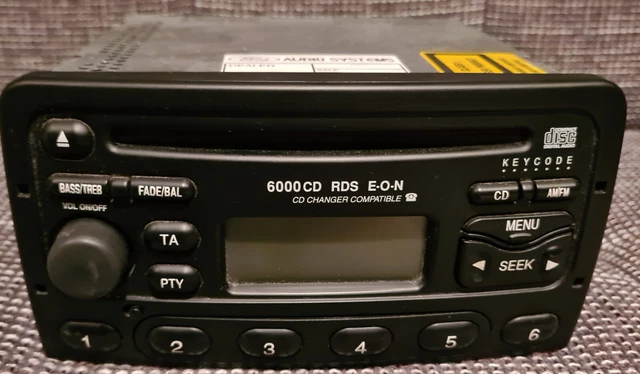FORD 6000CD RDS EON Autoradio - 98AP-18C815-AC mit Code EUR 75,00 ...