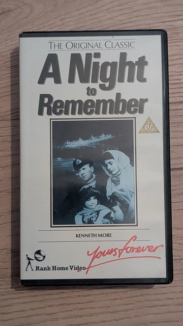 THE ORIGINAL CLASSIC: A Night to Remember VHS VIDEO TAPE £4.88 - PicClick UK