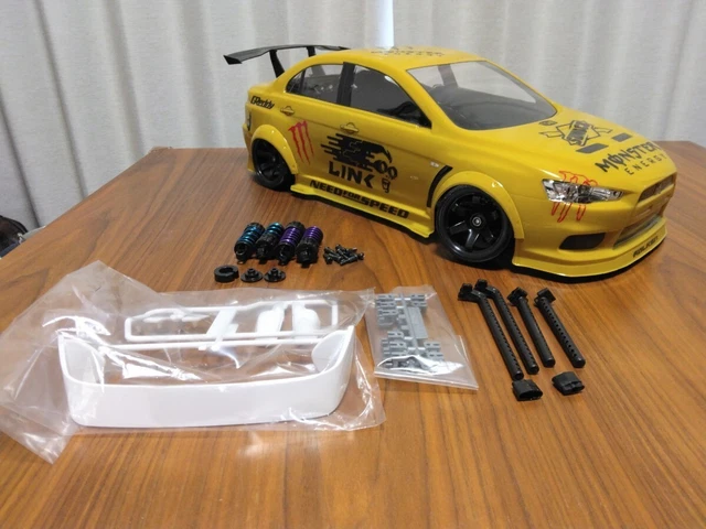 TAMIYA TT-02 MRC Conversion RWD specification Lancer Evolution X with body £220.39 - PicClick UK