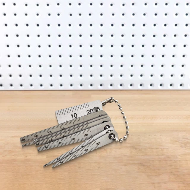 PRECISION GAP MEASUREMENT Tool Compact Tapered Ruler with Clear Font ...