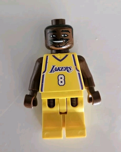 LEGO NBA BASKETBALL Kobe Bryant LA Lakers #8 Home Jersey Minifigure $28 ...