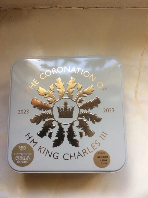 KING CHARLES III Coronation May 2023 M&S Marks & Spencer Shortbread ... KING CHARLES III Coronation May 2023 M&S Marks & Spencer Shortbread ...