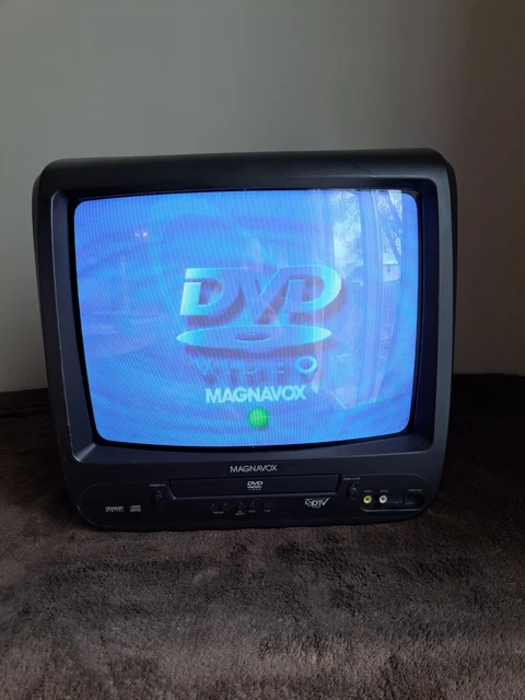 MAGNAVOX CRT TV DVD combo CD130MW9 gaming Retro A/V NO REMOTE $55.55 ...