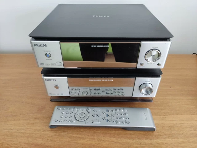 PHILIPS MICRO DVD/CD Home Theatre System MCD708 £69.99 - PicClick UK