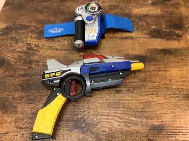POWER RANGERS SPD Delta Blaster with light and sounds And SPD morpher £ ...
