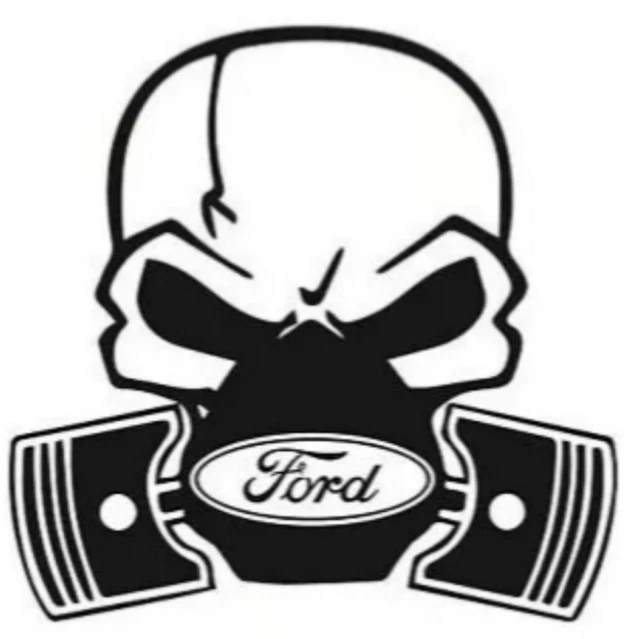 FORD SKULL VINYL Sticker For Car, Wall, Window 4" £3.94 - PicClick UK
