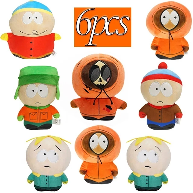 SOUTH PARK PLUSH Cartoon Plush Doll Stan Kyle Kenny Cartman Bundle 18 ...