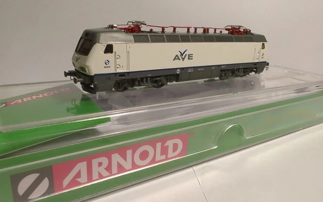 ARNOLD HN2555 'N' Gauge Renfe Class 252 Electric Loco 'Ave' Period V ...